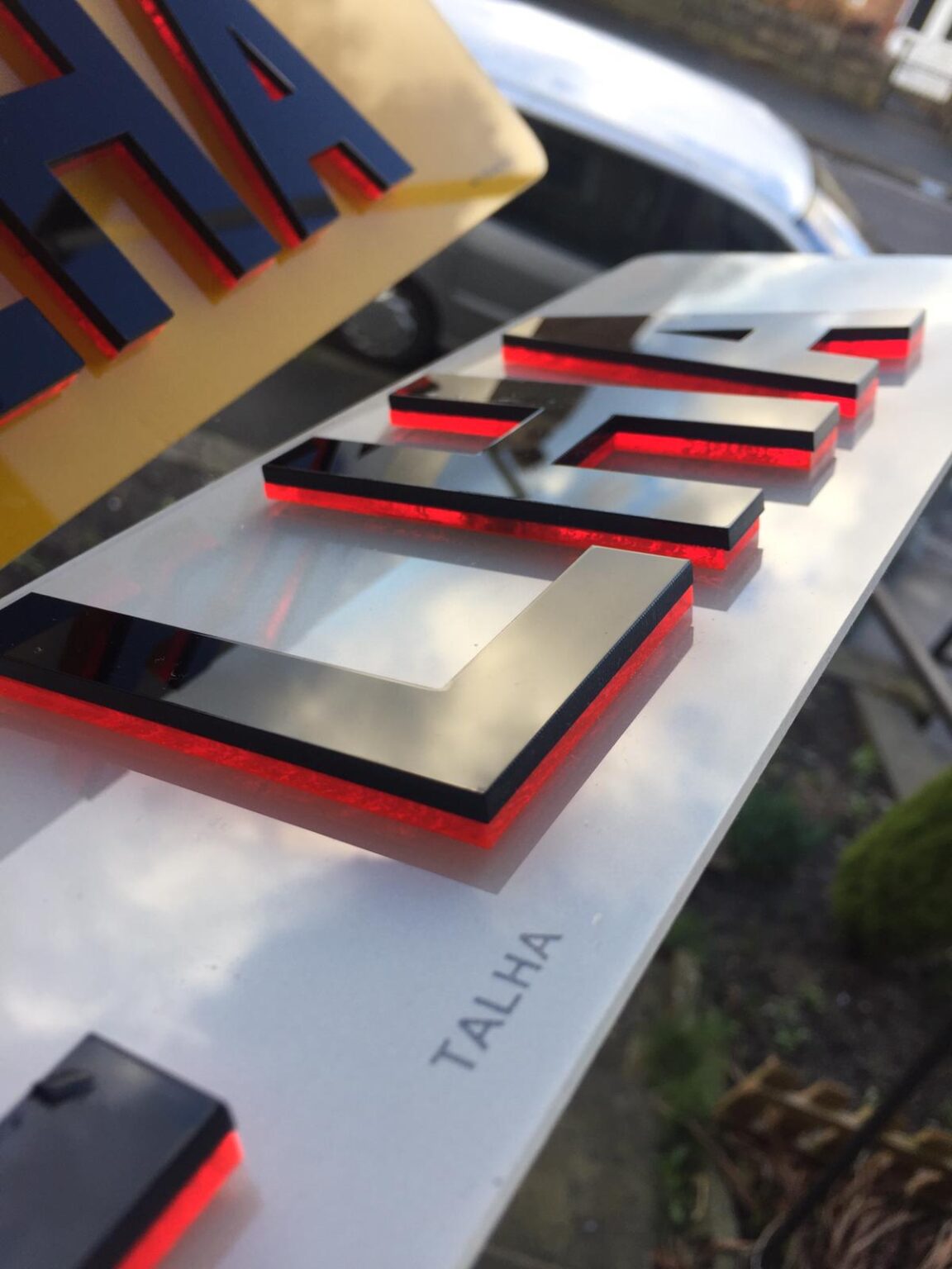 4D NEON Number Plates – Unique Number Plates