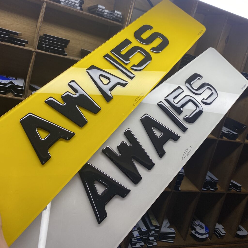 3D Gel Metro Number Plates – Unique Number Plates